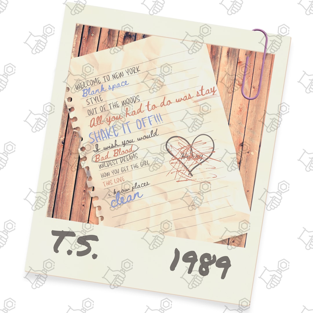 Taylor 1989 Png, Swift Digital Download, TS 1989 Digital Print - Etsy