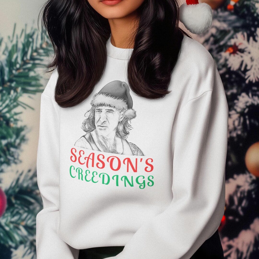 Seasons Creedings Ugly Christmas Sweater, Merry Creedmas - Etsy