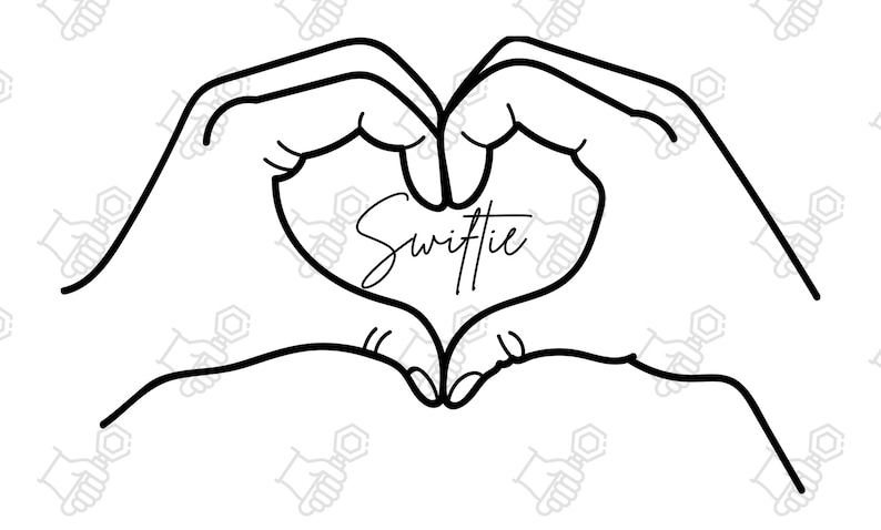 Swift Heart Hands Png, Taylor Digital Download, Swiftie Svg - Etsy ...
