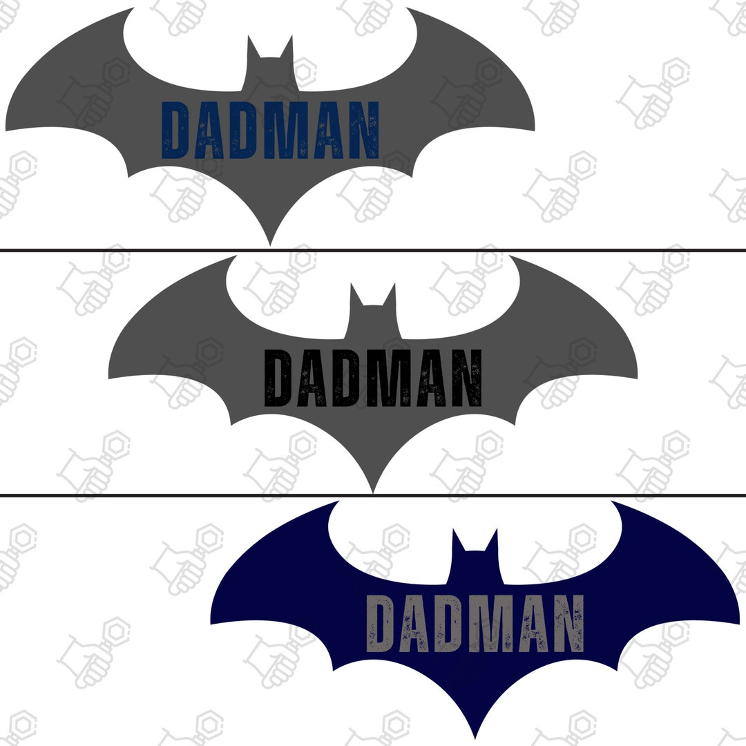 Dadman Superhero Digital Download, Bat Dad Png - Etsy