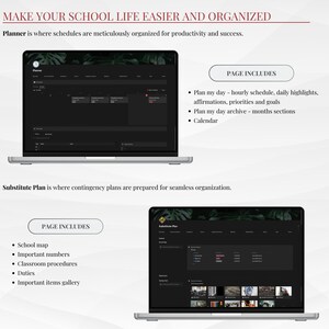 Notion Teacher Planner | DARK MODE | Lesson Planner | Teacher ...