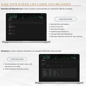 Notion Teacher Planner | DARK MODE | Lesson Planner | Teacher ...