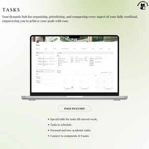 Green Student All-in-one Planner | Ultimate Notion Planner | Notion ...