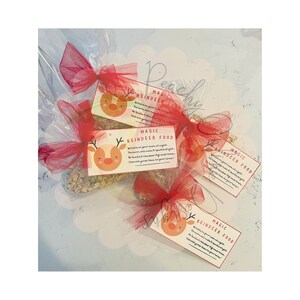 Magical Reindeer Food Tag- Christmas Gift Tag- Digital Download PDF - Etsy