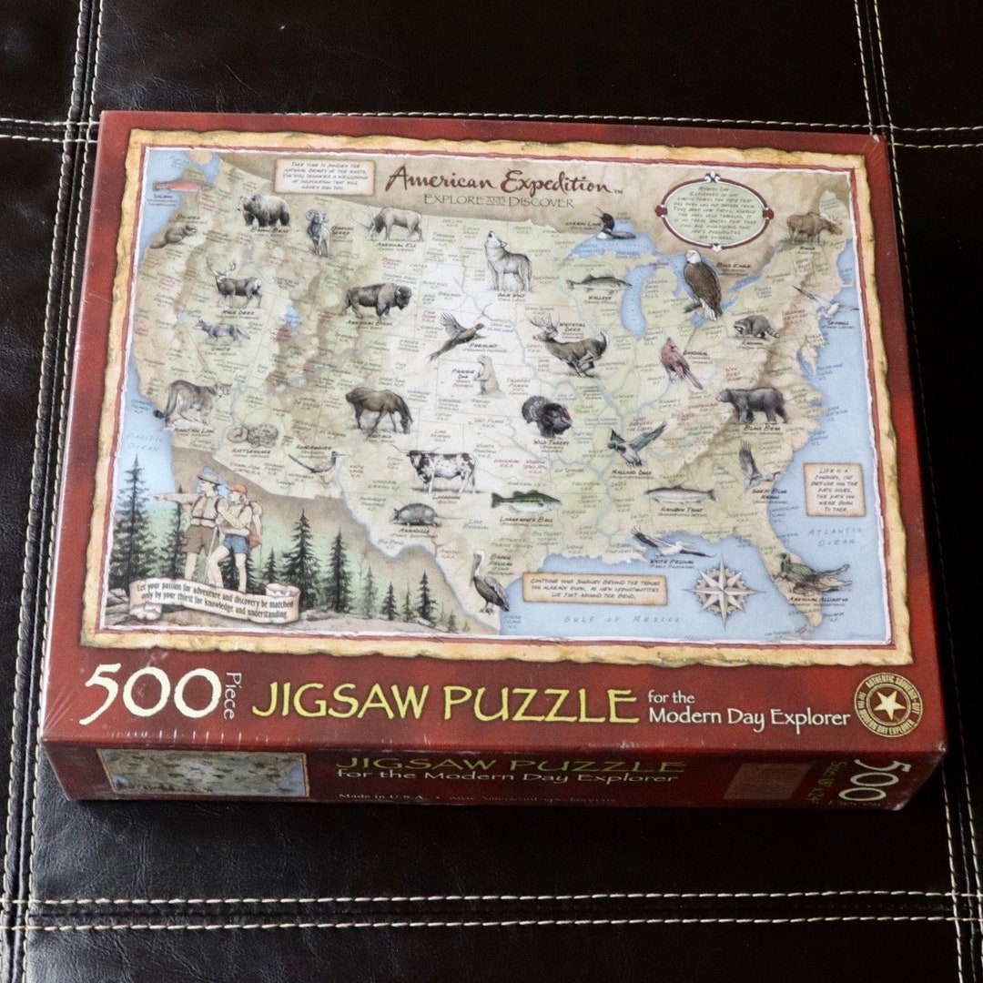 American Expedition Explore and Discover 500 Pc Jigsaw Puzzle for the ...