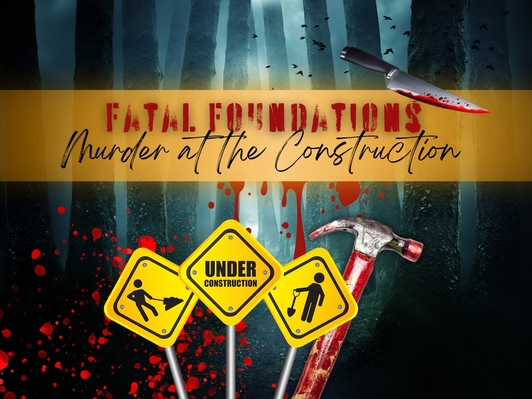 Murder Mystery Game Detective Game Kit Halloween Party Game Kit Custom ...