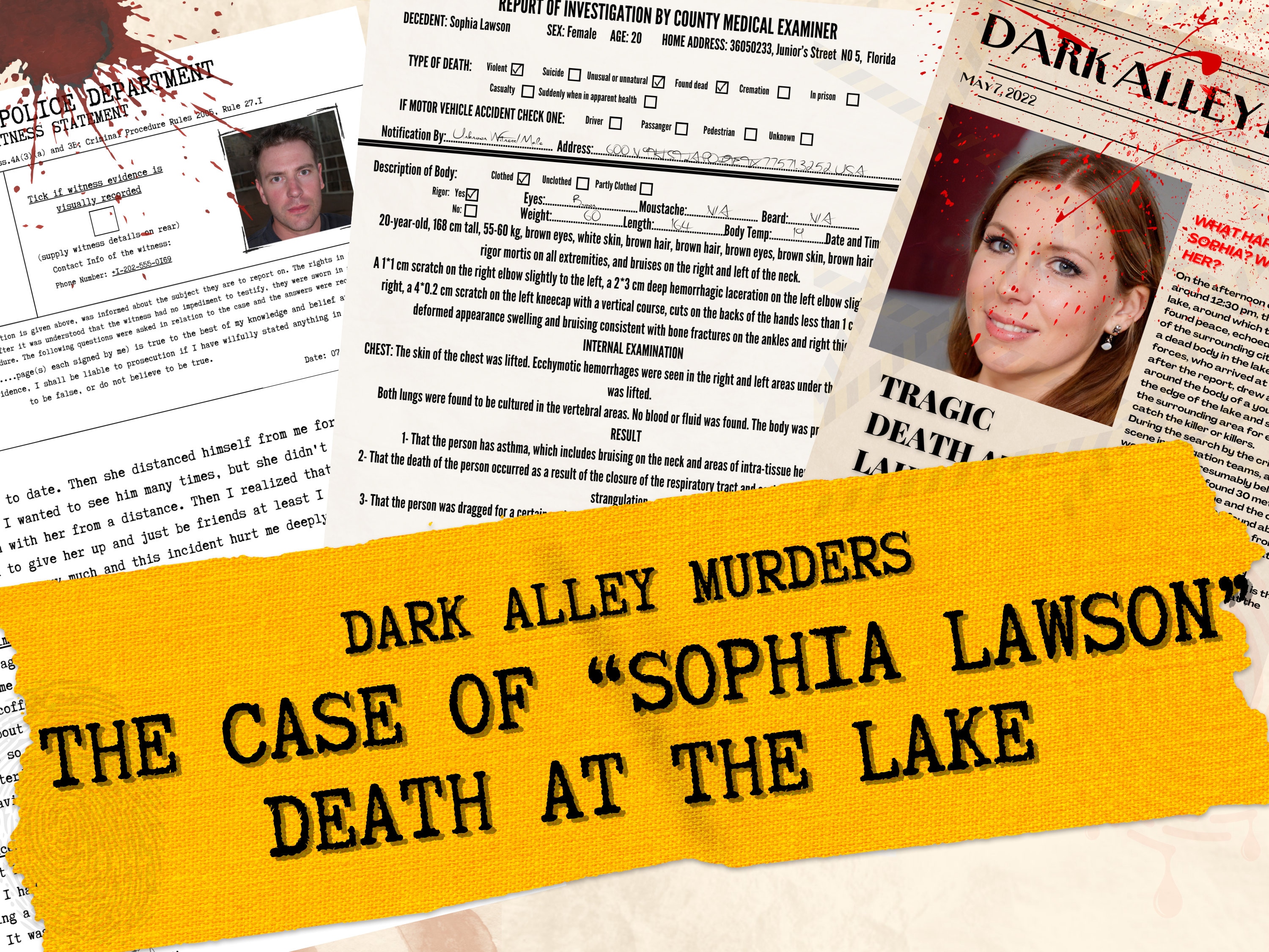 Murder Mystery Game Printable Party Game Unsolved Case Printable Game ...