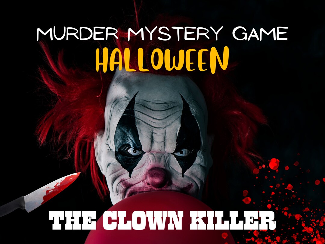 Halloween Murder Mystery Game Detective Game Kit Party Game Custom Gift ...