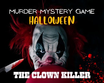 Murder Mystery Game Detective Game Kit Halloween Party Game Kit Custom ...