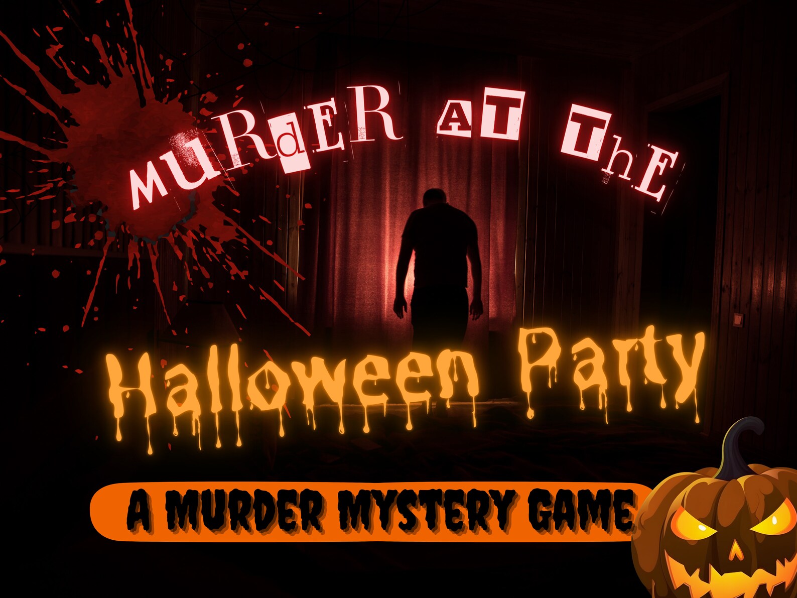 Murder Mystery Halloween Game Party Custom Detective Game Kit DIY Date ...