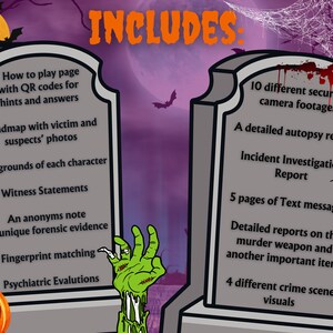 Murder Mystery Halloween Game Party Custom Detective Game Kit DIY Date ...