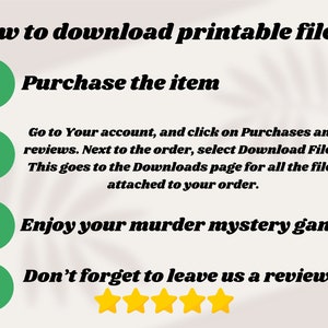 Murder Mystery Halloween Game Party Custom Detective Game Kit DIY Date ...