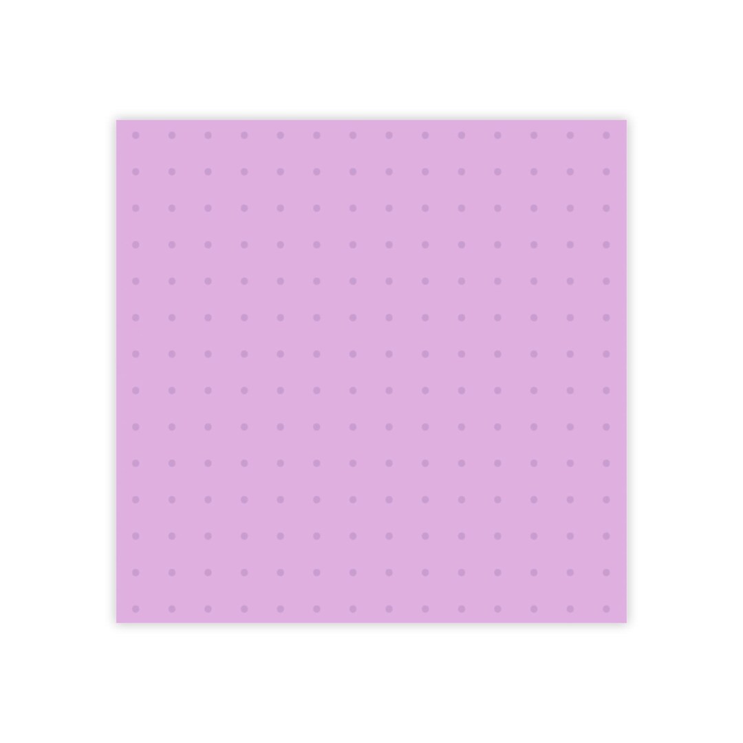 Dot Grid Sticky Notes in "neon Grapes" - Etsy