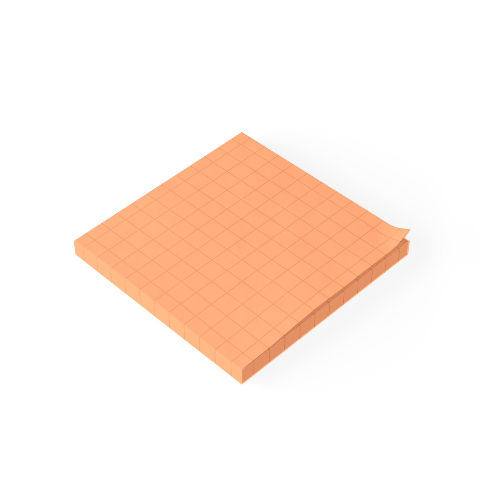 Graphic Sticky Notes in Tangerine Thunder Down Under - Etsy