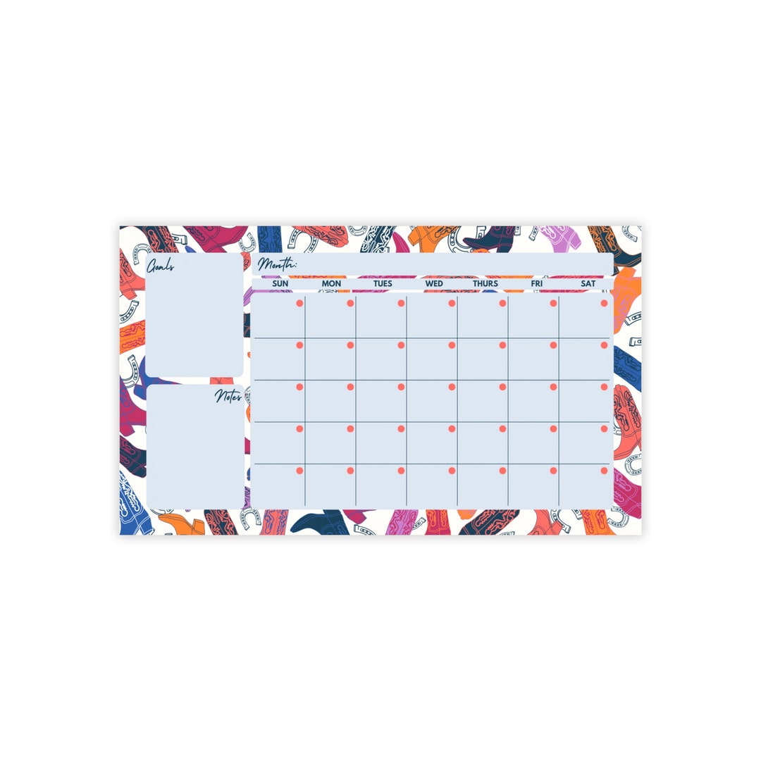 Yee Haw Monthly Spread – Western Cowgirl Aesthetic, Rodeo-inspired ...