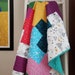 Plus Baby Quilt Handmade Patchwork Quilt Rainbow Colors Baby Quilt ...