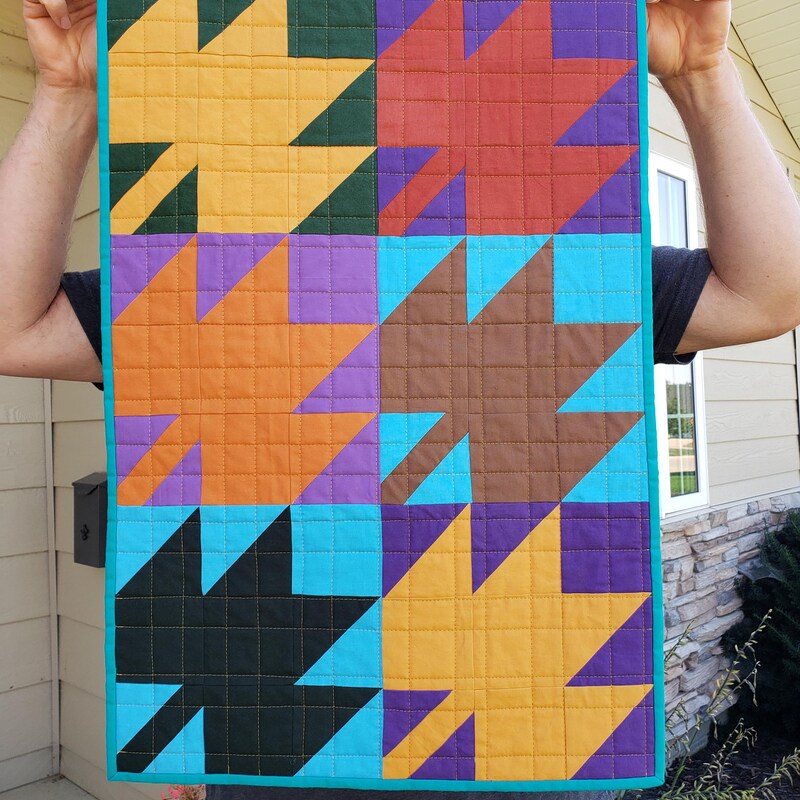 Modern Quilt Wall Hanging - Etsy