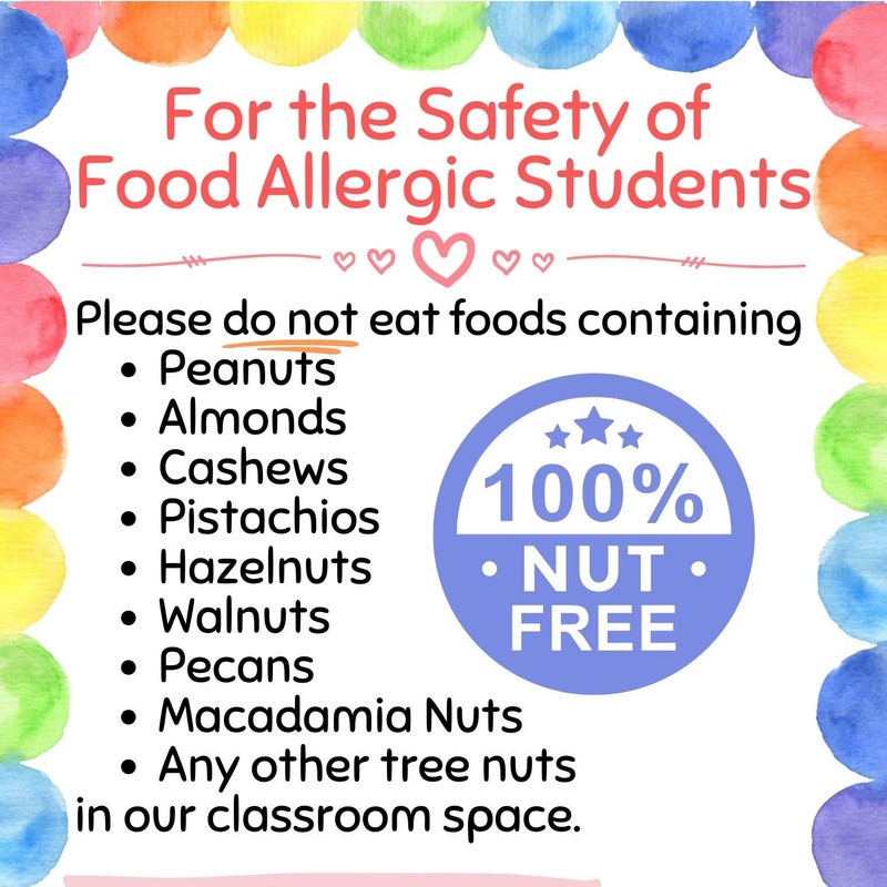 Tree Nut Allergy - Etsy