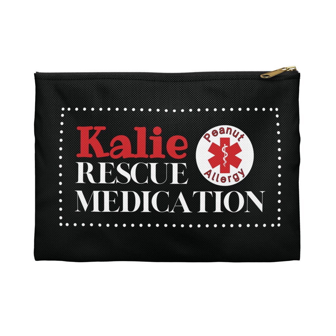 Personalized Epipen Bag Rescue Medication Case Print on Both Sides - Etsy