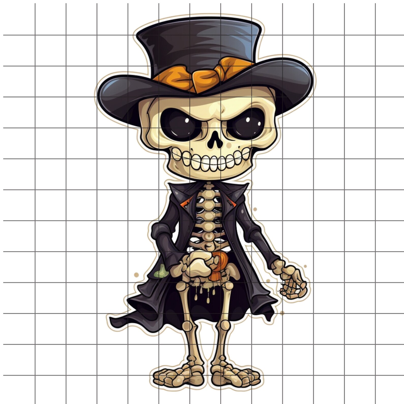 Retro Halloween PNG, Halloween Bundle PNG, Skeleton PNG, Halloween ...