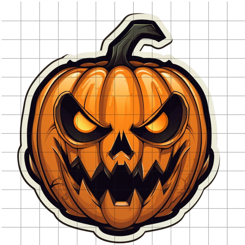 Scary Pumpkin Faces, Halloween Clipart, Jack Olantern PNG, Halloween ...
