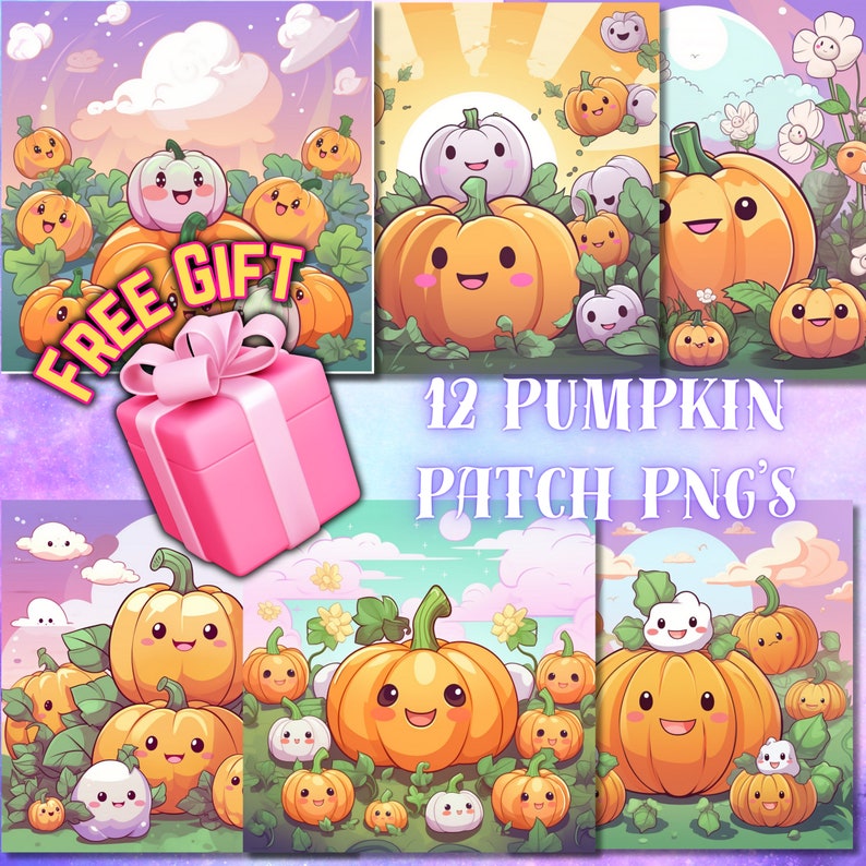 Cute Pastel Halloween Clipart, Cute but Creepy PNG, Pastel Halloween ...
