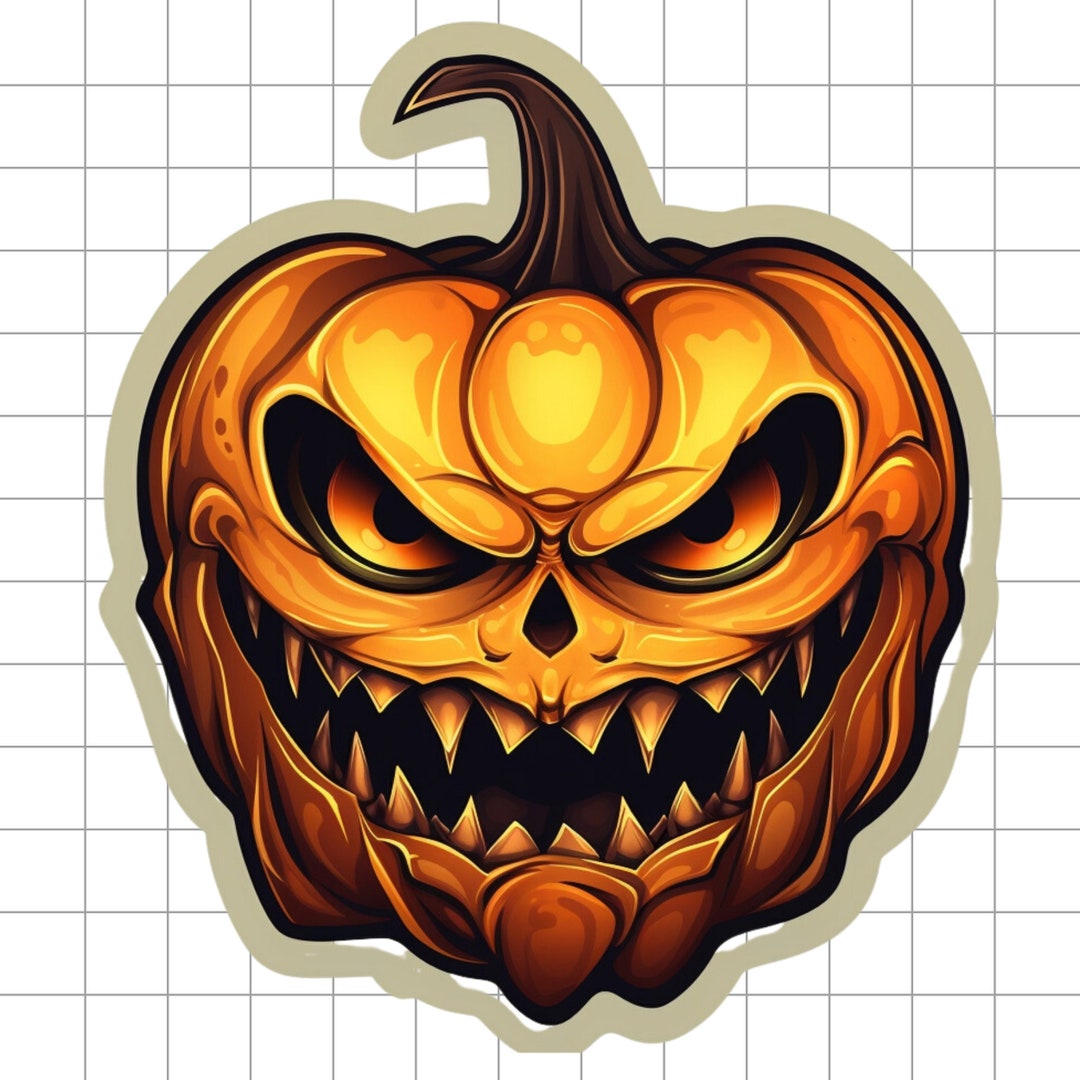 Scary Pumpkin Faces, Halloween Clipart, Jack Olantern PNG, Halloween ...