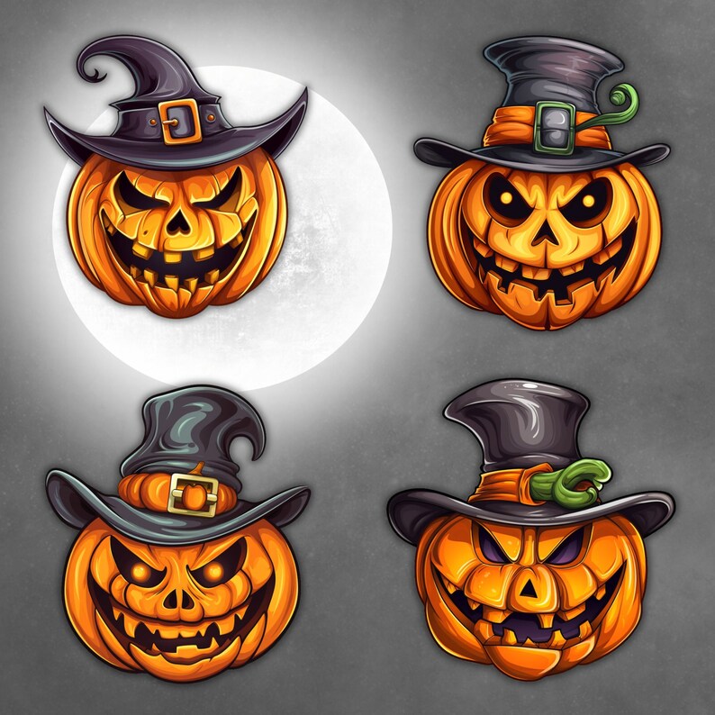 Jack O Latern PNG, Scary Pumpkin Faces, Halloween Clipart, Pumpkin ...