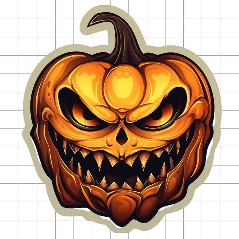 Halloween Clipart, Jack Olantern PNG, Halloween PNG Design, Scary ...