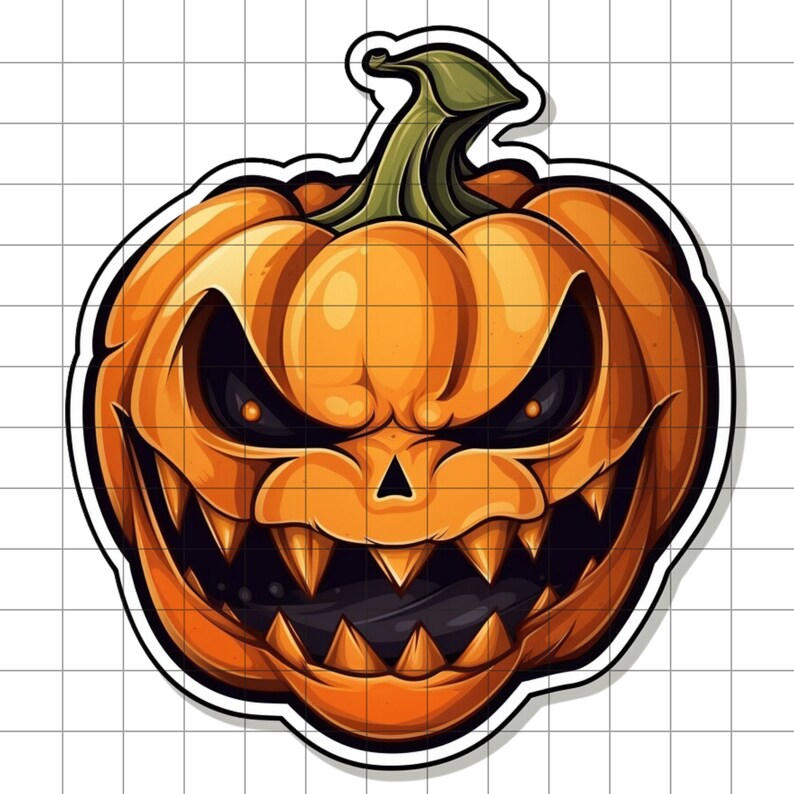 Halloween Clipart, Jack Olantern PNG, Halloween PNG Design, Scary ...