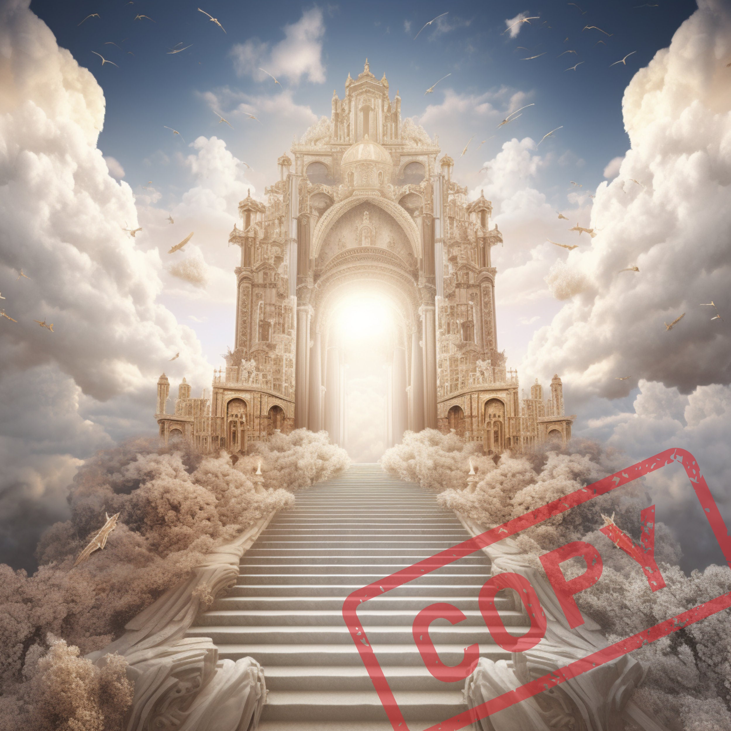 Heaven Background Christmas in Heaven Heaven Png Angel - Etsy