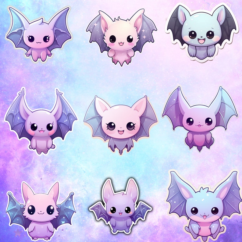 Cute Pastel Halloween Clipart, Cute but Creepy PNG, Pastel Halloween ...