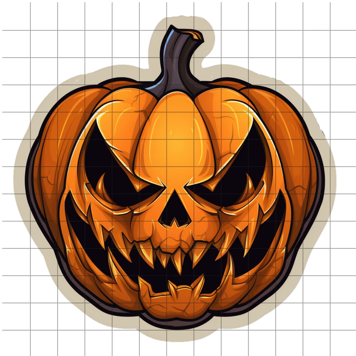 Halloween Clipart, Jack Olantern PNG, Halloween PNG Design, Scary ...