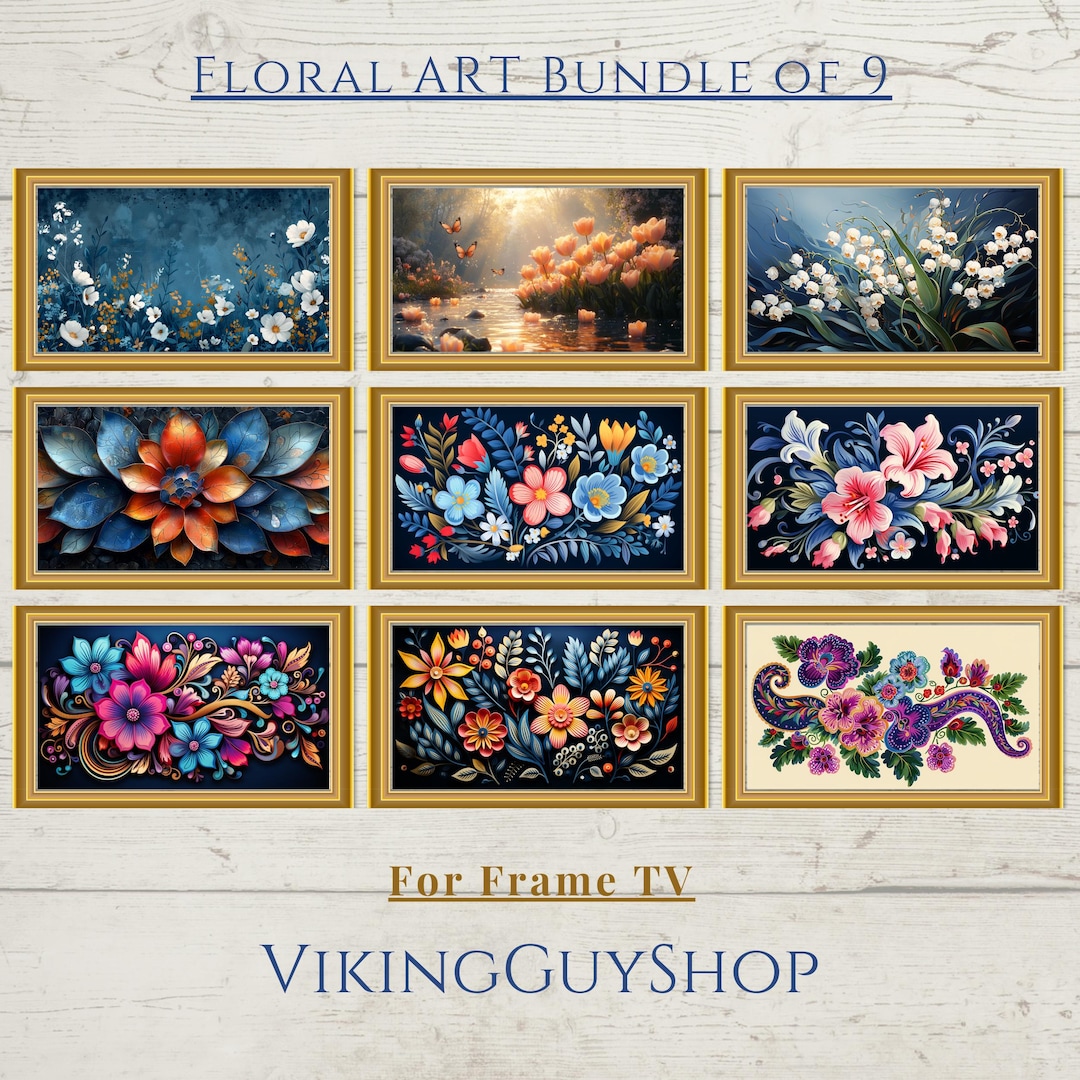 Frame Tv Art, Lily, Wildflowers Designs, Spring Summer Floral, Paint ...