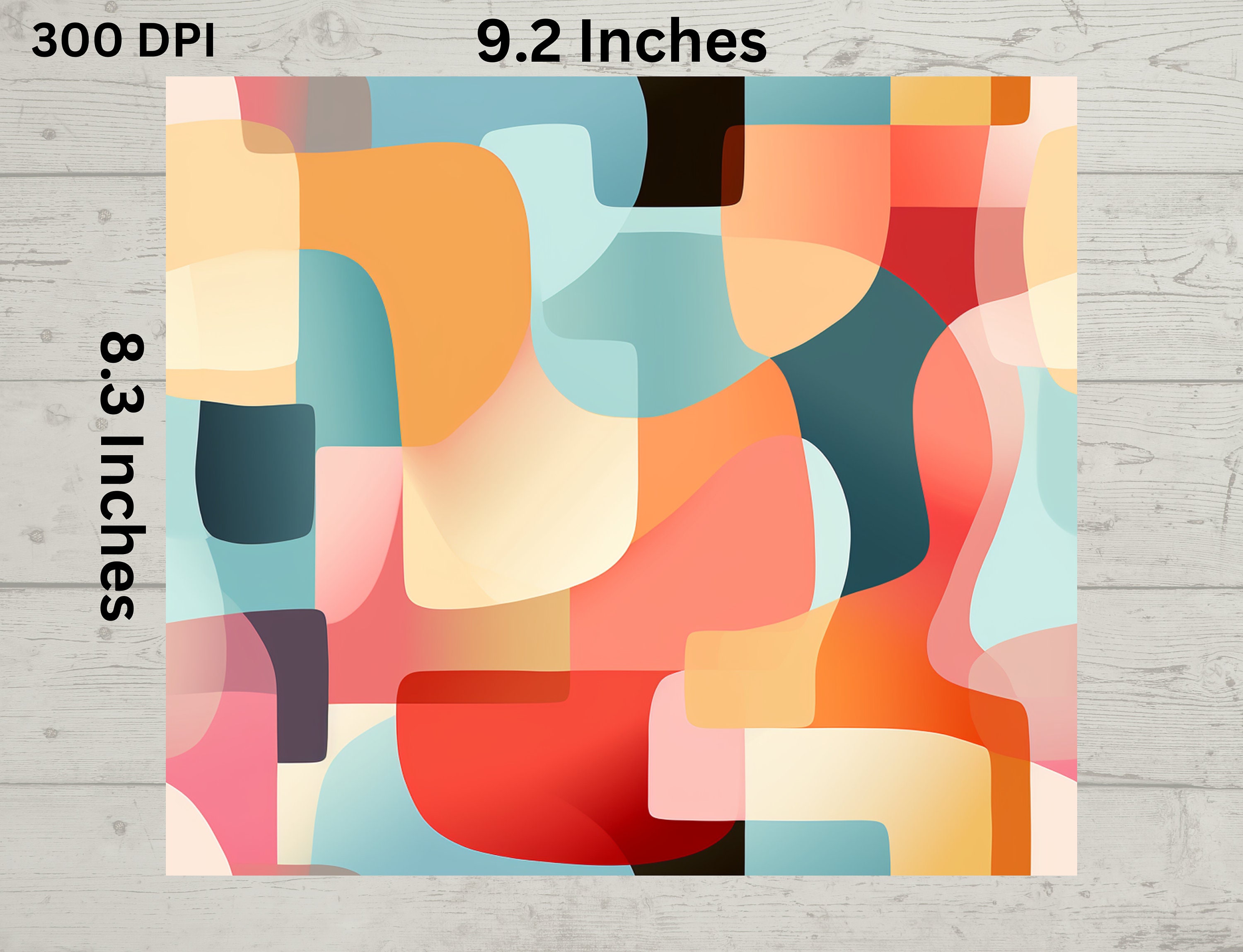 20 Oz Skinny Tumbler Sublimation Design. Seamless Abstract Geometric ...