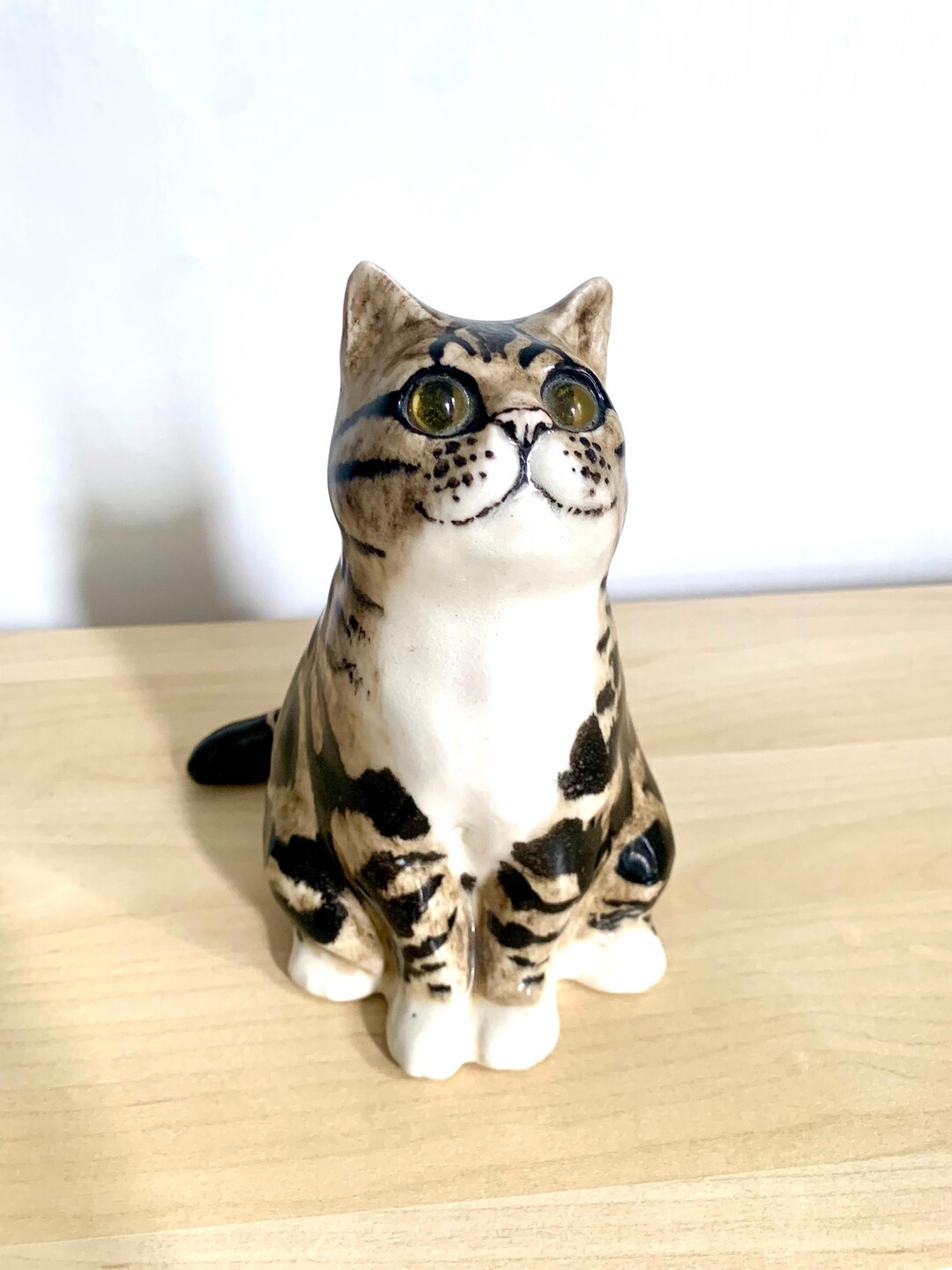 WINSTANLEY Pottery Tabby Cat Size 3 - Etsy