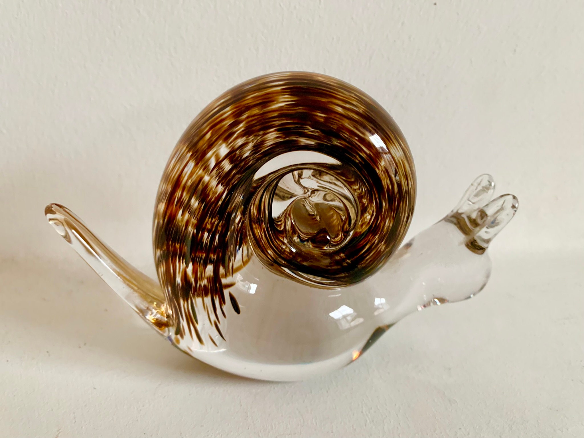 Vintage Wedgwood Glass Animal Paperweights brown Speckled Glass - Etsy UK