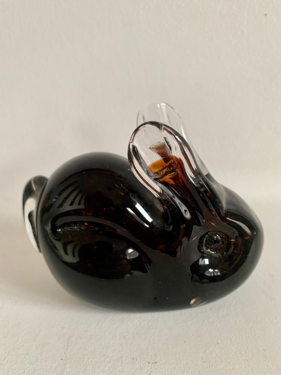 Vintage Wedgwood Glass Animal Paperweights brown Speckled Glass - Etsy UK