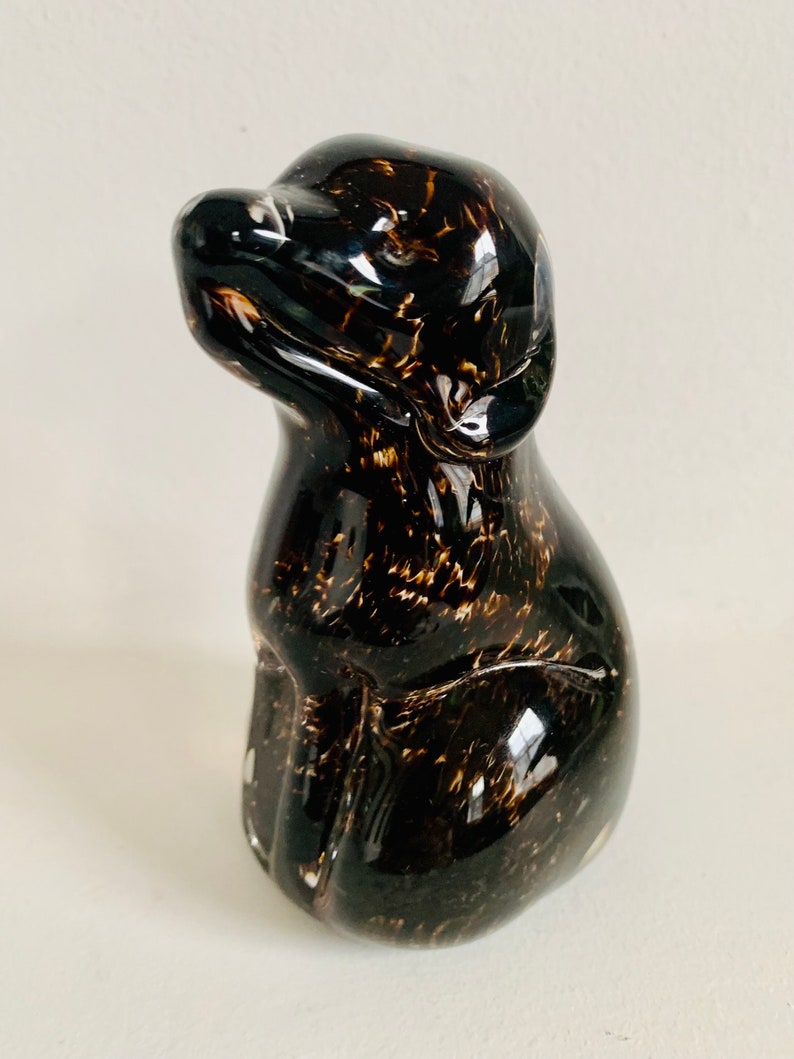 Vintage Wedgwood Glass Animal Paperweights brown Speckled Glass - Etsy UK