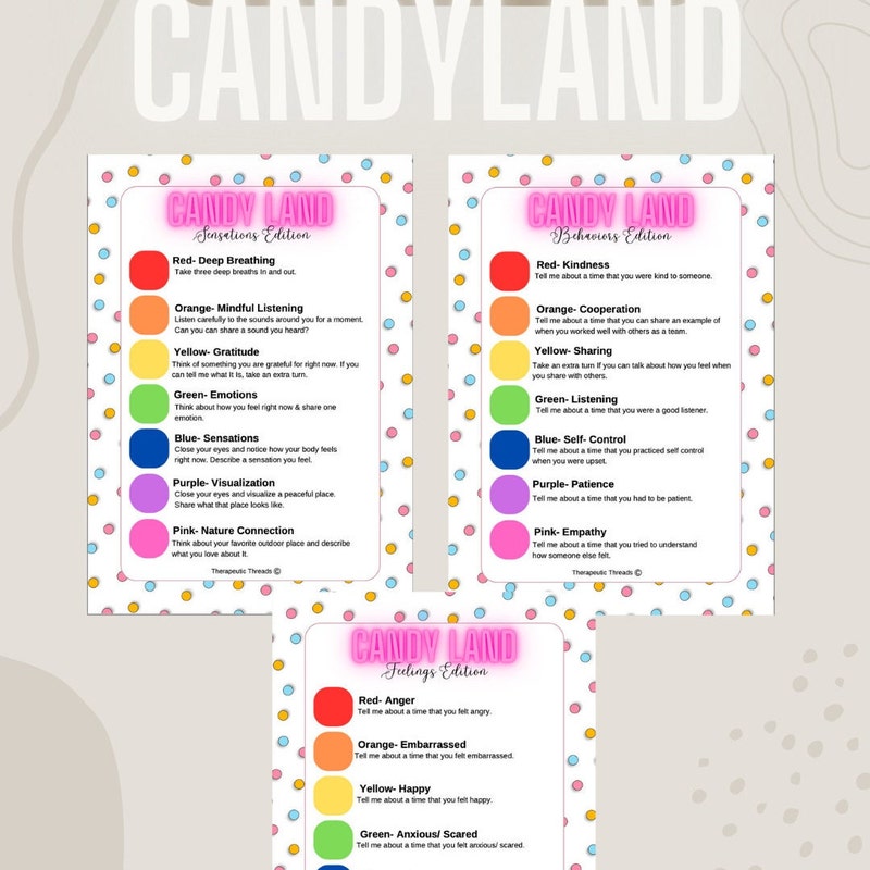 Candyland Game Pieces - Etsy
