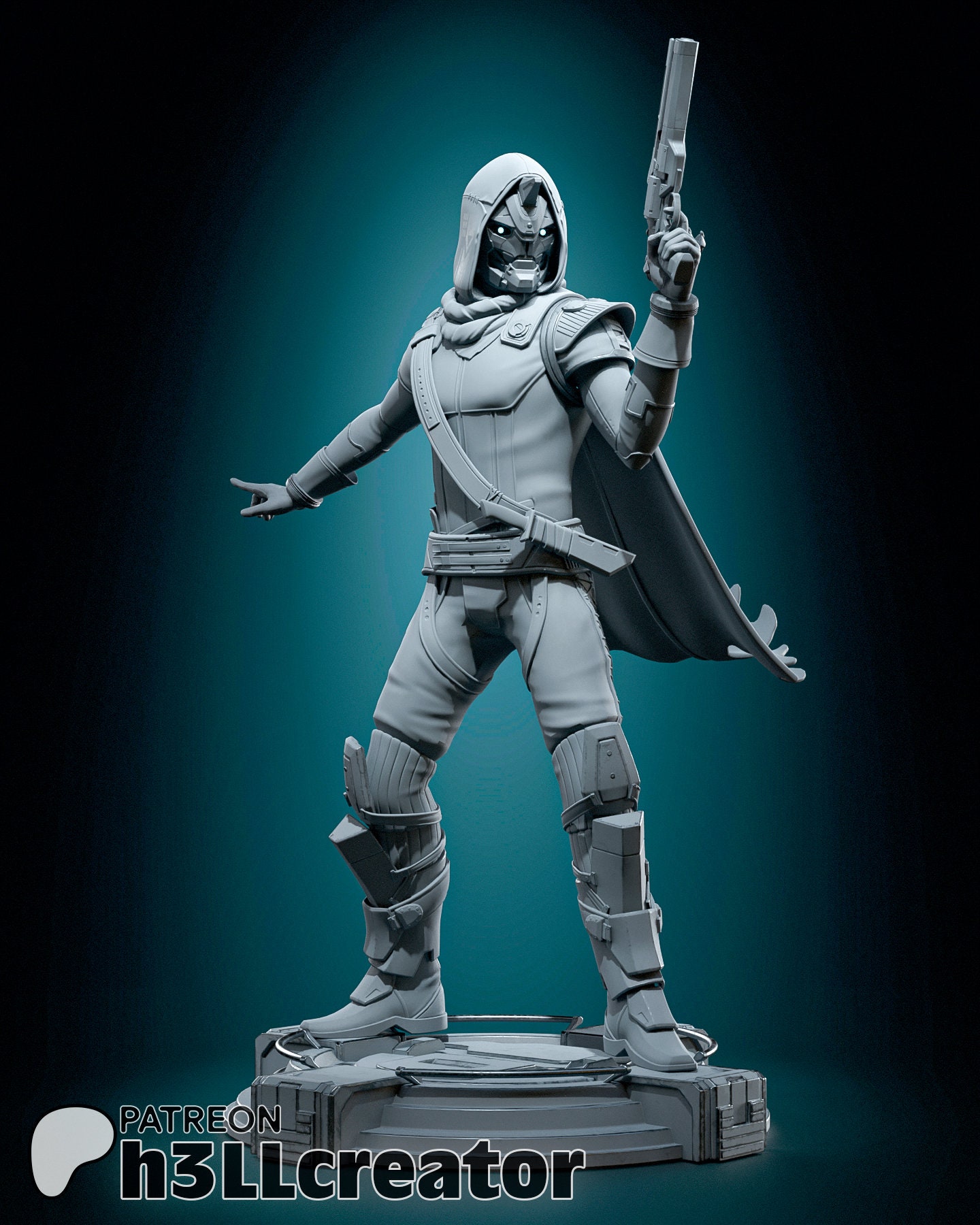 Destiny Cayde-6 3d Printed Statue Figure Kit - Etsy UK