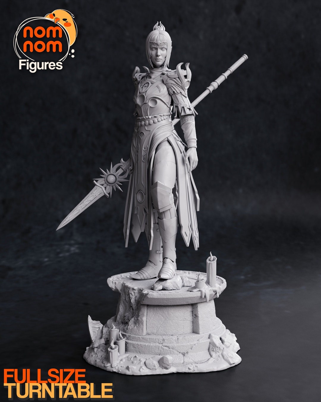 Baldurs Gate 3 Shadowheart 3d Printed Statue Figure - Etsy