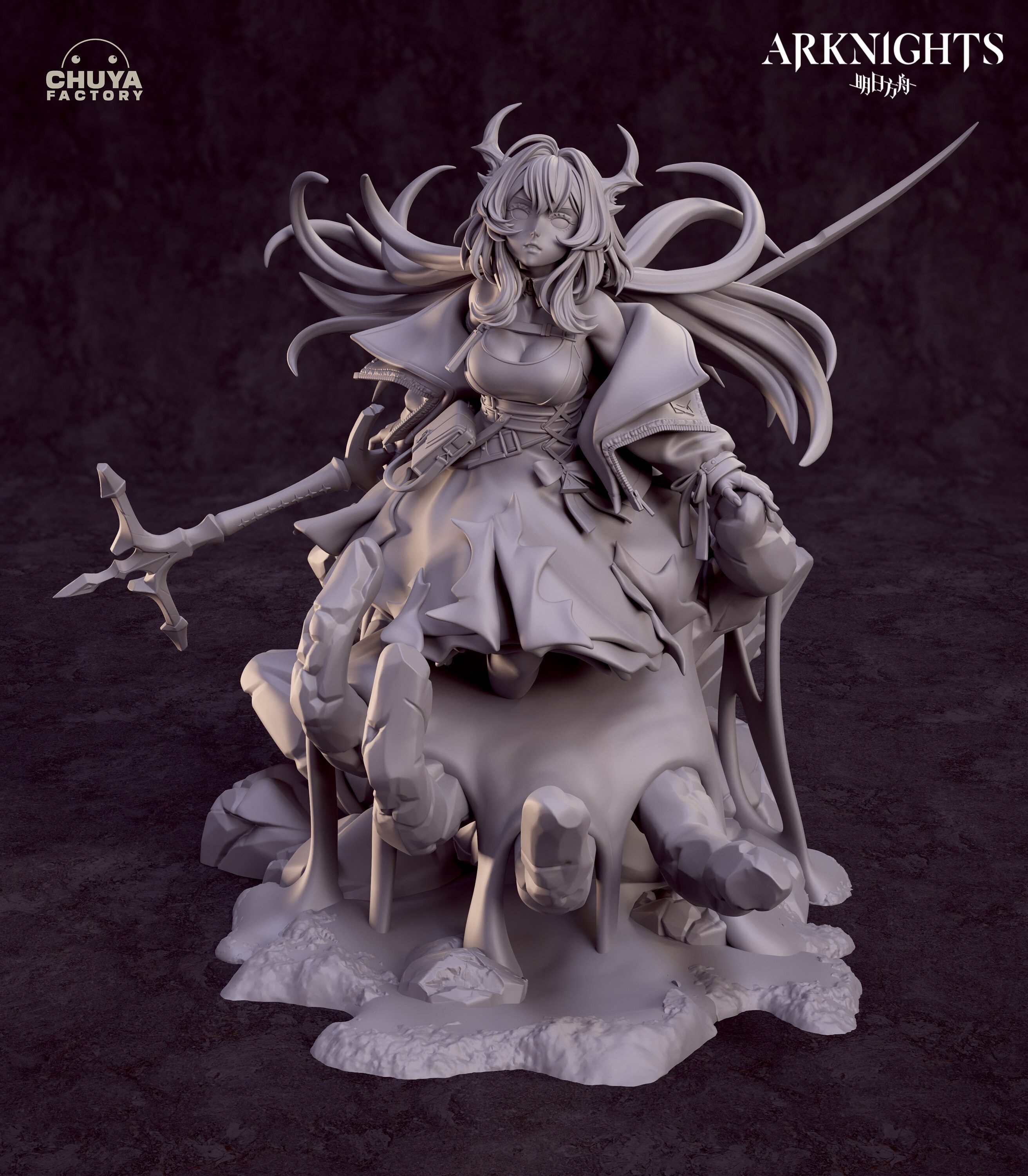 Arknights Surtr 3d Printed Statue Figure - Etsy Australia