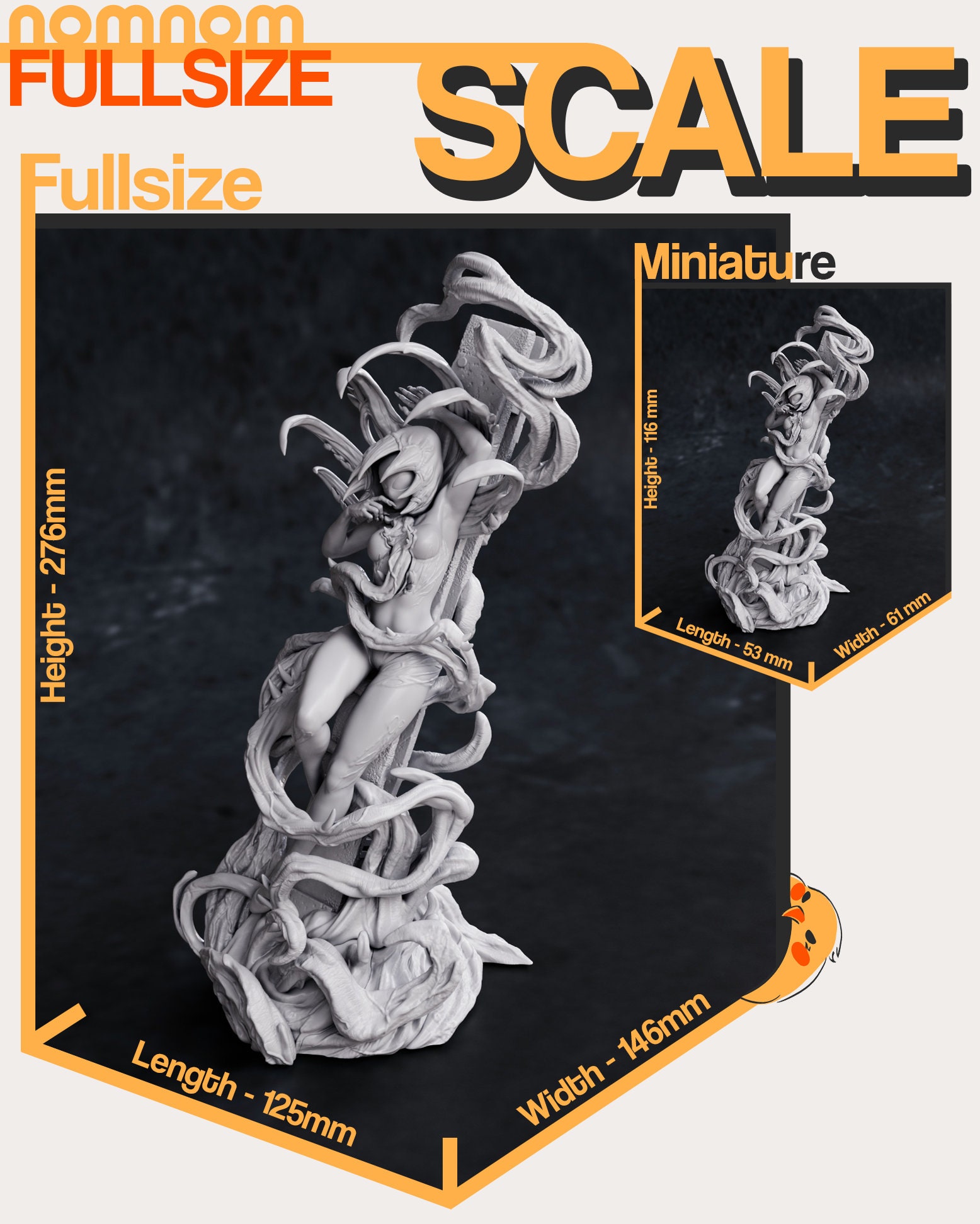 Gwenom 3d Printed Fanart Statue Figure - Etsy