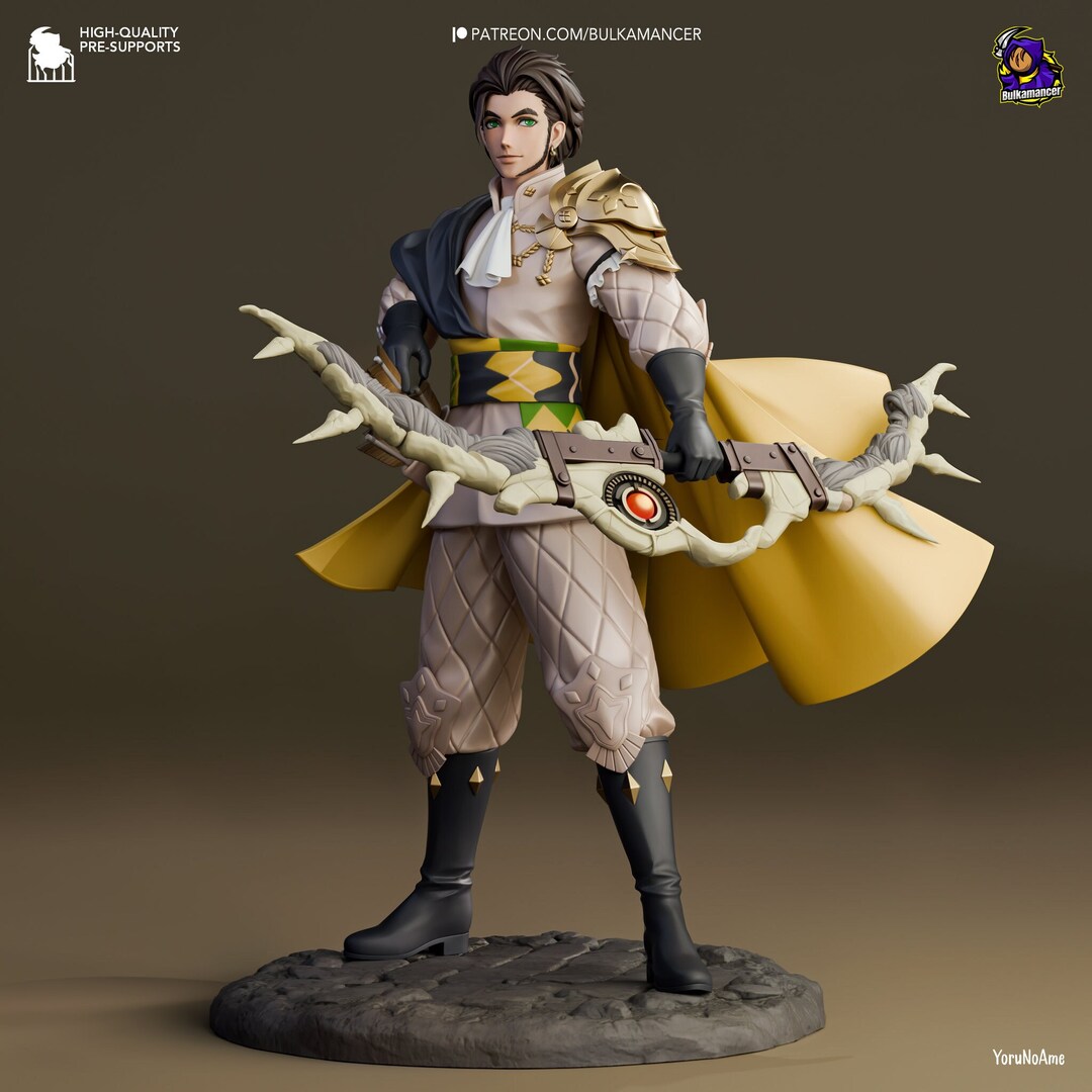 Fire Emblem Claude 3d Printed Fanart Statue Figure Kit - Etsy
