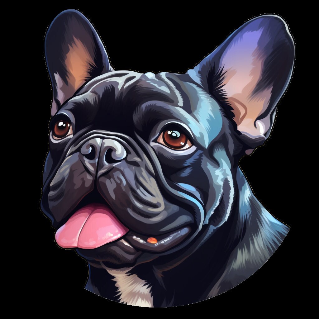 Adorable French Bulldog Emoji PSD and PNG Bundle - Etsy
