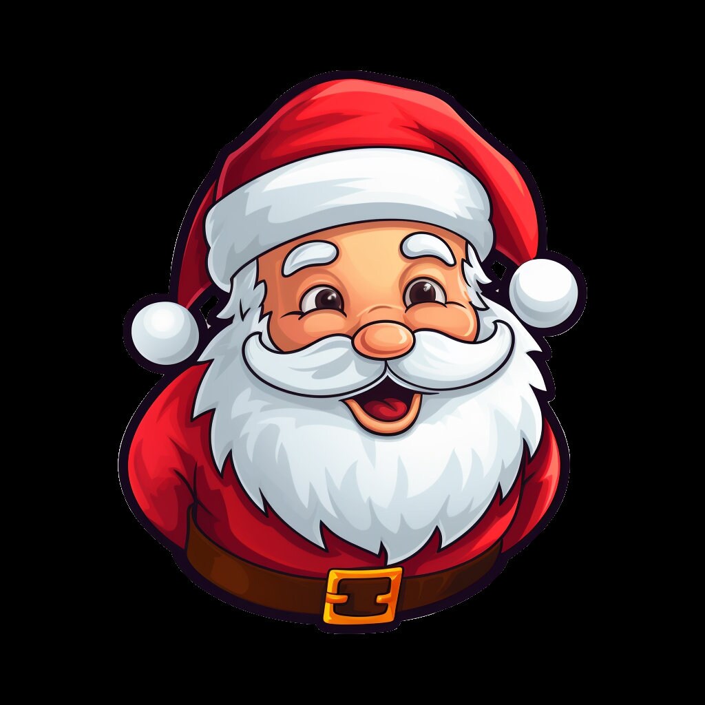 Christmas Themed Emoji / Sticker Design Bundle 24 PSD and 24 PNG Files ...