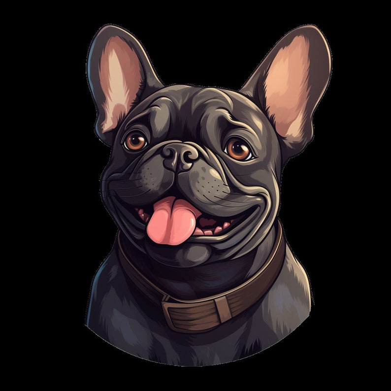 Adorable French Bulldog Emoji PSD and PNG Bundle - Etsy