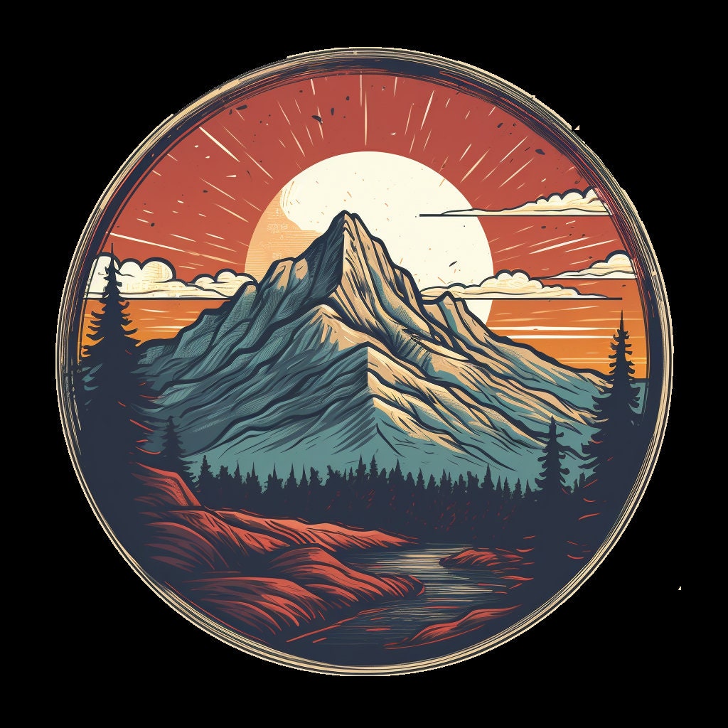 Mountain Ridge Art / Emblems - Etsy