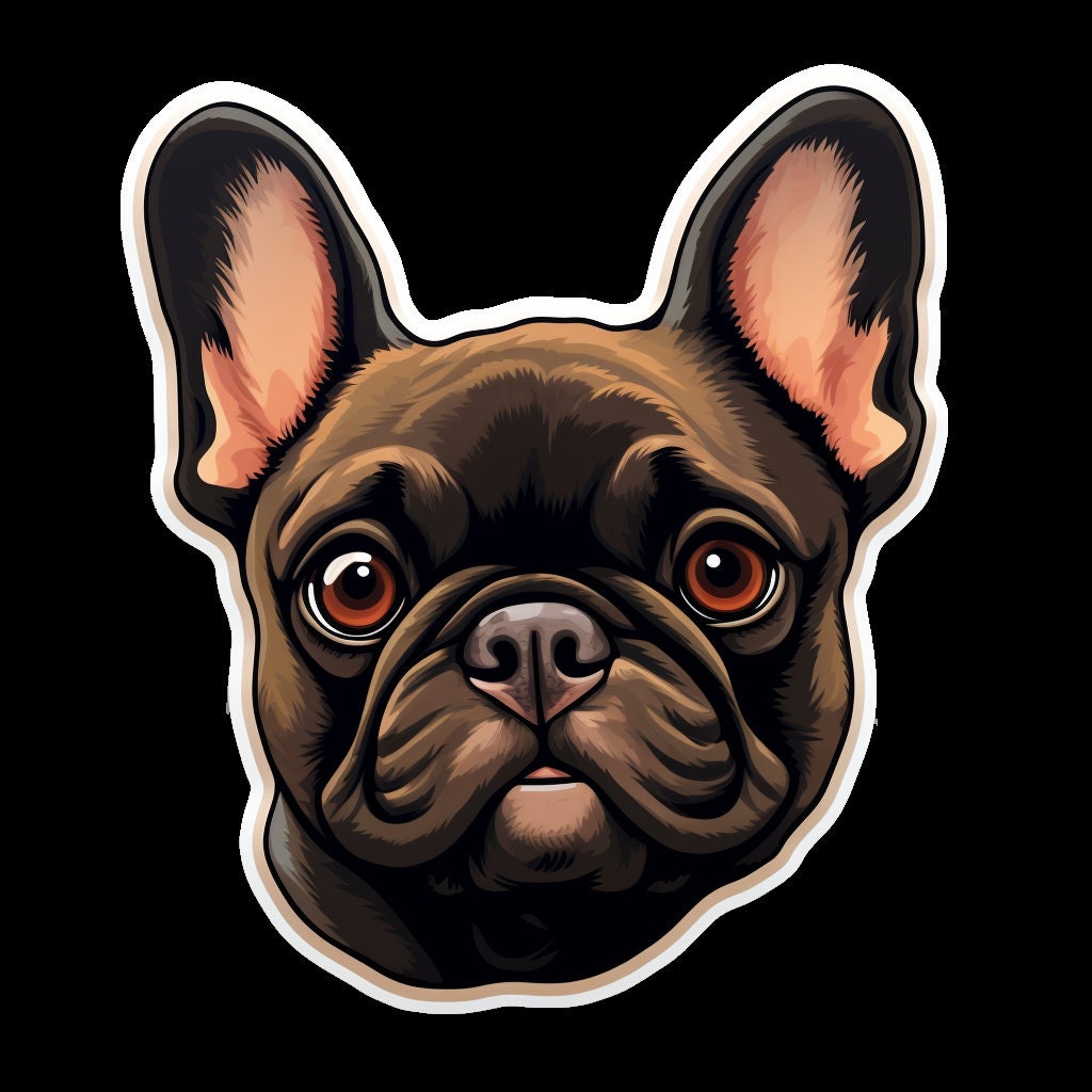Adorable French Bulldog Emoji PSD and PNG Bundle - Etsy